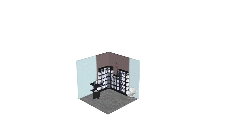 Salon Corner Display | 3D Warehouse