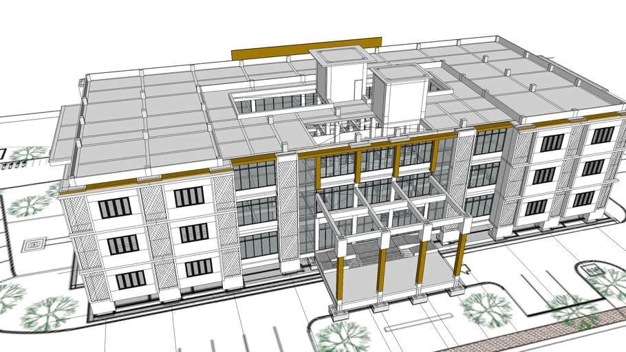 facade building | 3D Warehouse