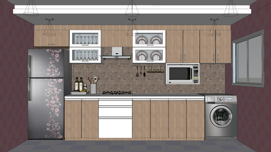 Modular Kitchen | 3D Warehouse