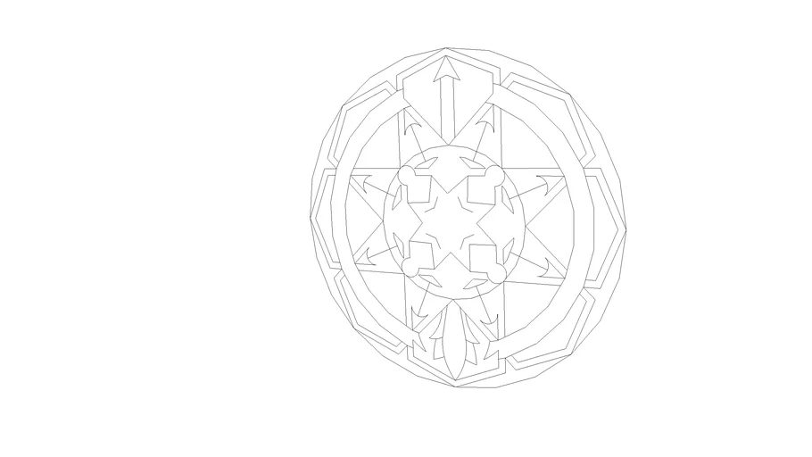 Eight sided star | 3D Warehouse