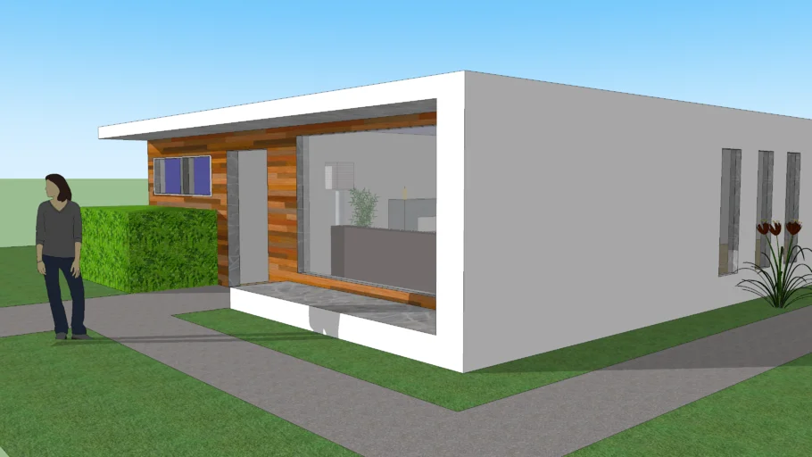Small Modern House | 3D Warehouse
