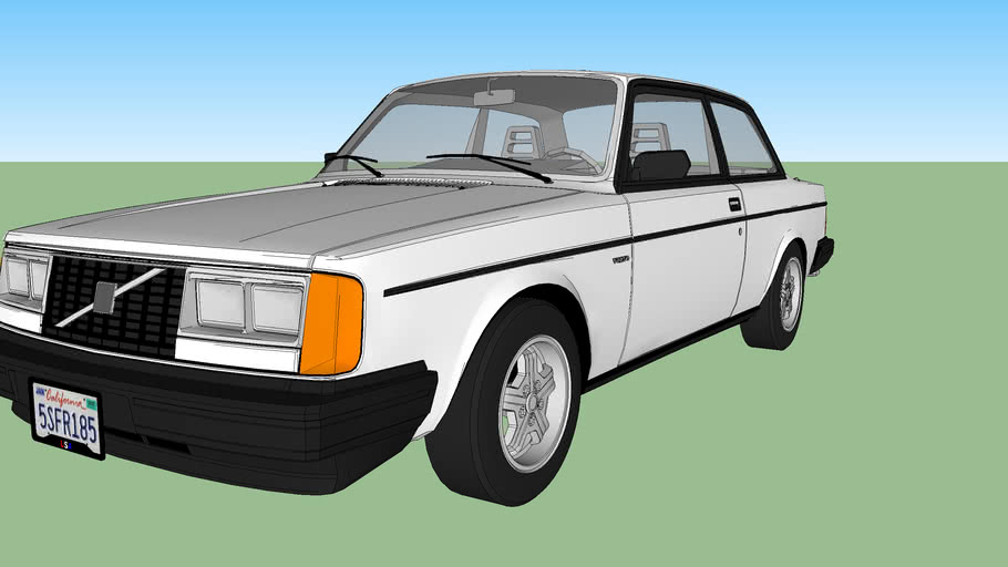 1985 Volvo 242 Turbo modified | 3D Warehouse