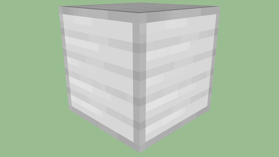 Minecraft Iron Block by Zapperier | 3D Warehouse