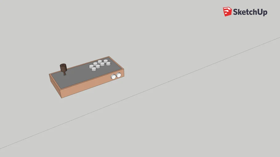 retropie joystick | 3D Warehouse