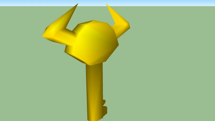 Super Mario 64 Bowser Key | 3D Warehouse