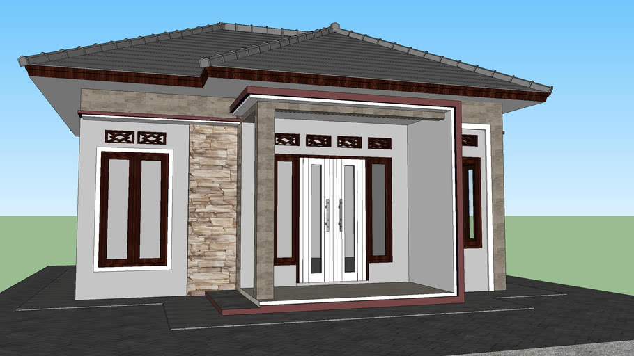 Rumah Type 37 Kampung | 3D Warehouse