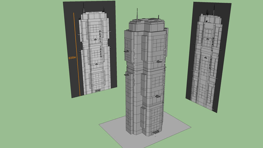 Dredd - Mega Block Peach Trees | 3D Warehouse