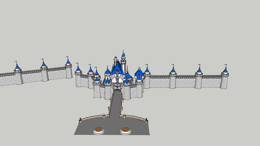 disney castle | 3D Warehouse