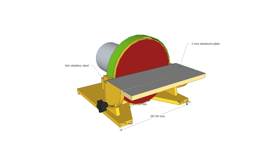 Disk Sander 12' | 3D Warehouse