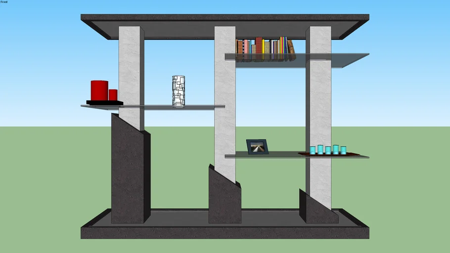Shelf- Stone and Glass | 3D Warehouse