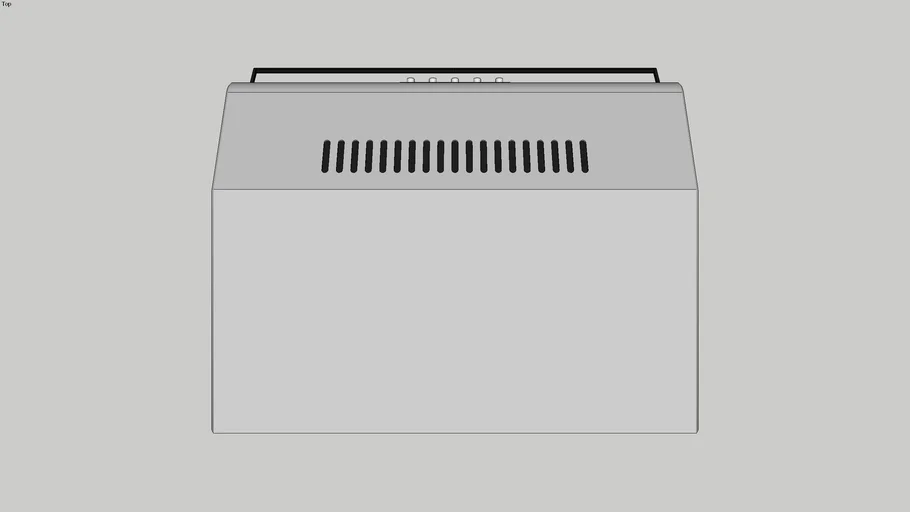 600mm extractor with glass | 3D Warehouse