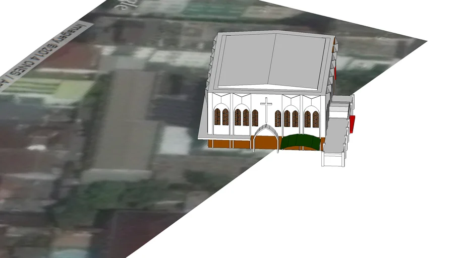 Gereja St. Paskalis Paroki Cempaka Putih, Jakarta Pusat | 3D Warehouse