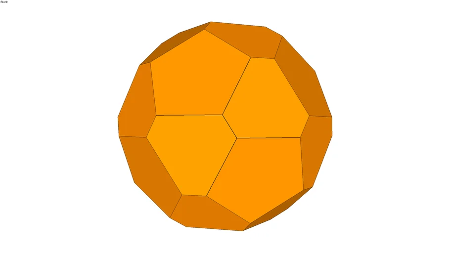 alternate truncated icosahedron gmtrx | 3D Warehouse