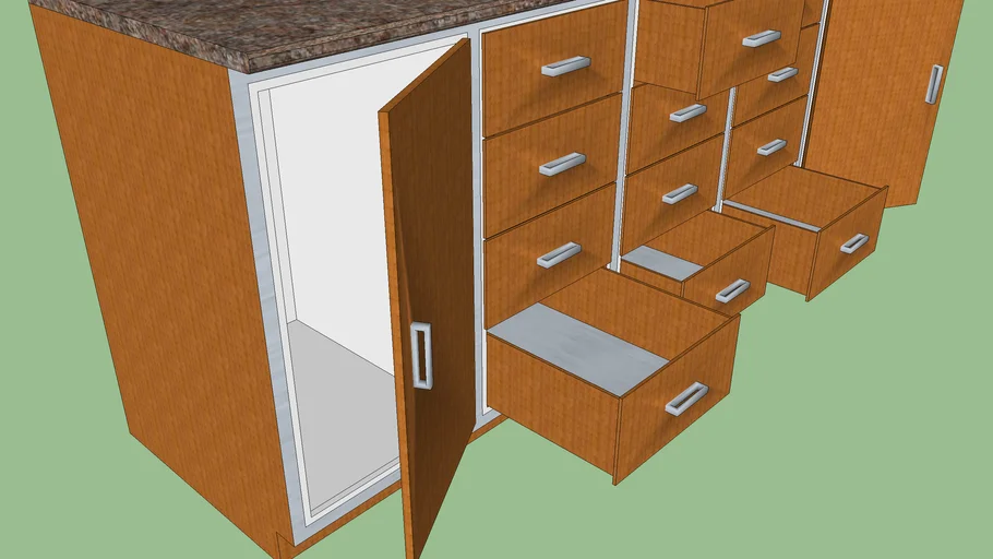 Kitchen Countertop | 3D Warehouse