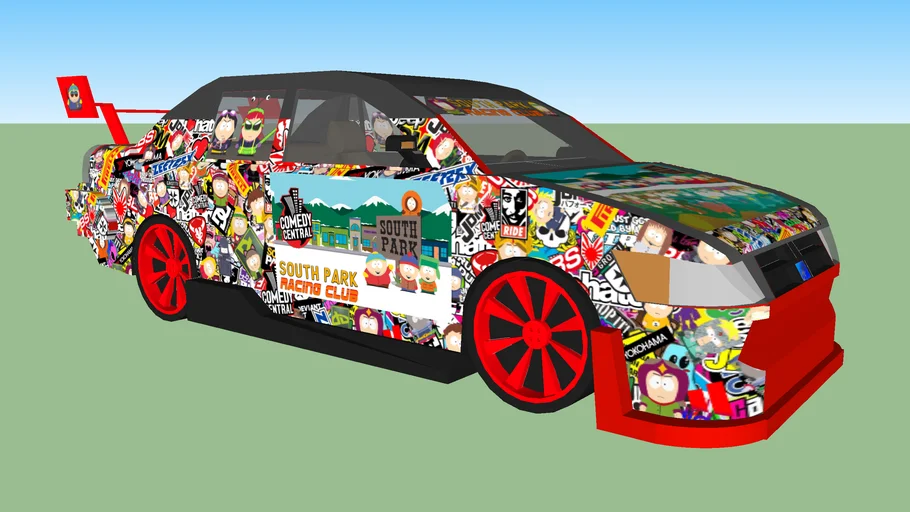 South Park Racing Club Stickerbomb Car | 3D Warehouse