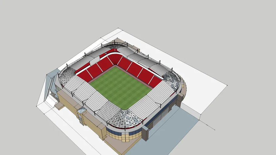 Future Rio Tinto Stadium (unfinished) | 3D Warehouse