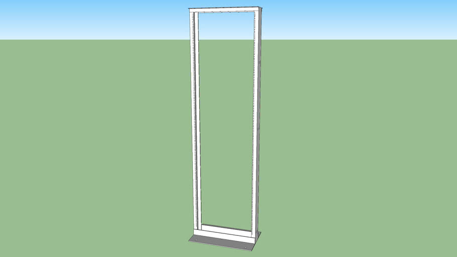 Relay Rack 45 RMU 23inch x 7ft | 3D Warehouse