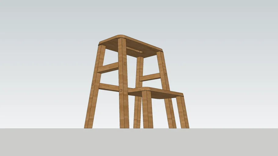 MK stool ladder | 3D Warehouse