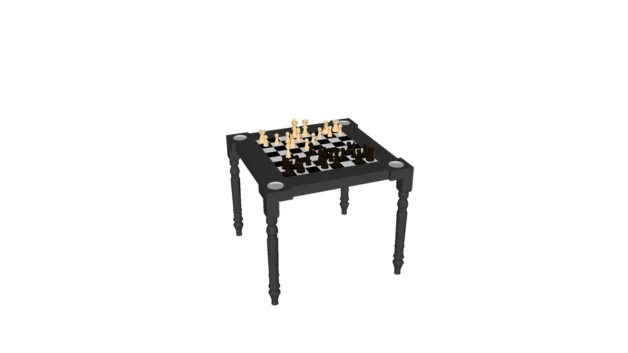 Chess Table | 3D Warehouse