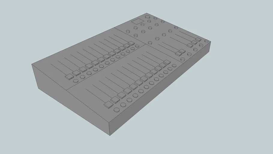 Generic DMX Console | 3D Warehouse