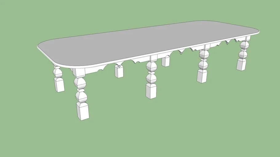 Large Table | 3D Warehouse