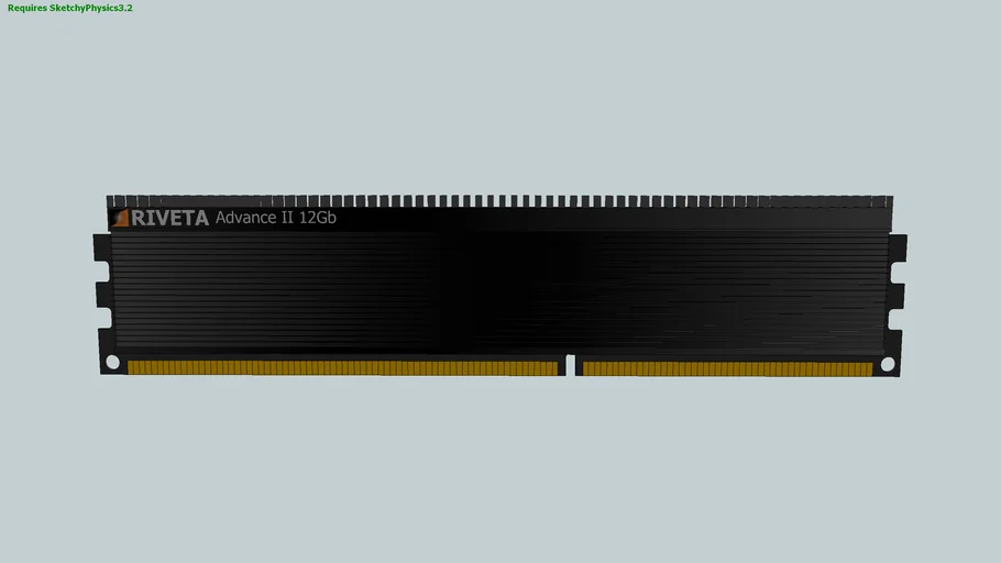 Riveta 2133 12Gb DDR3 Memory | 3D Warehouse