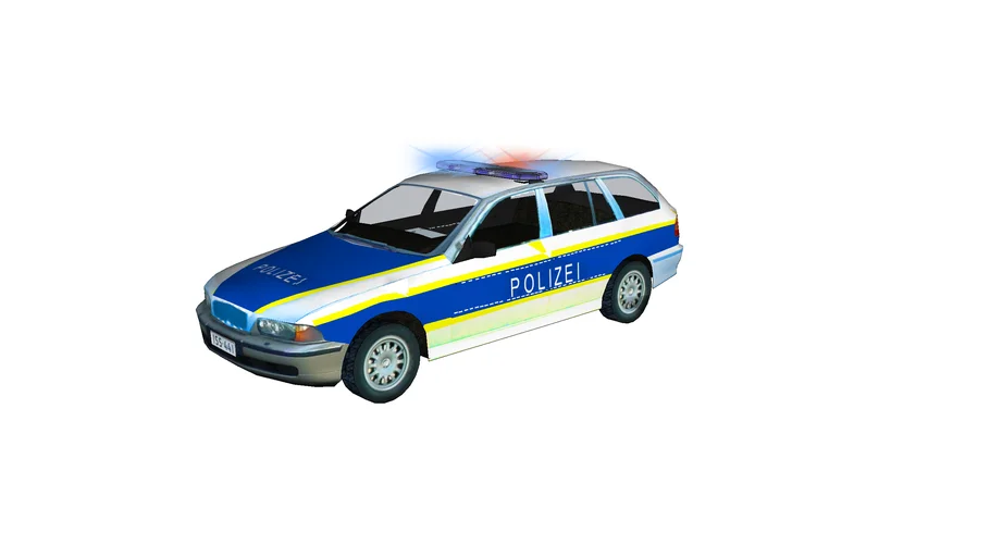 German modern police car | 3D Warehouse