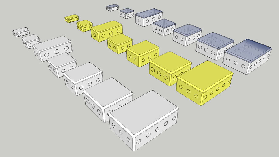 PVC Junction Box | 3D Warehouse