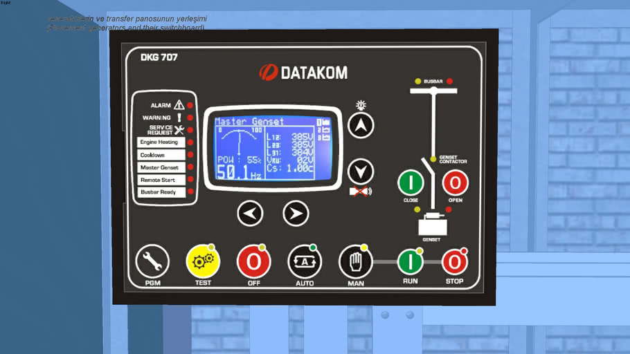 Placement of generators and their switchboard | 3D Warehouse