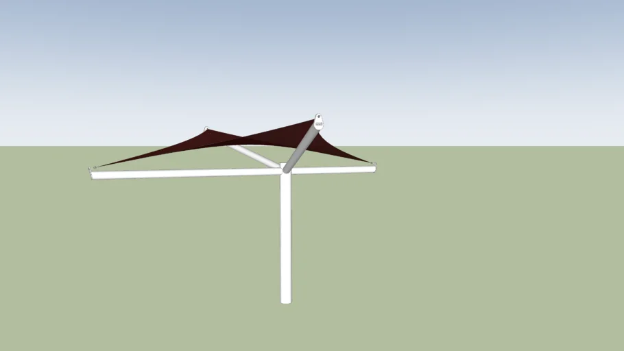 Modular Hypar Fabric Structure | 3D Warehouse