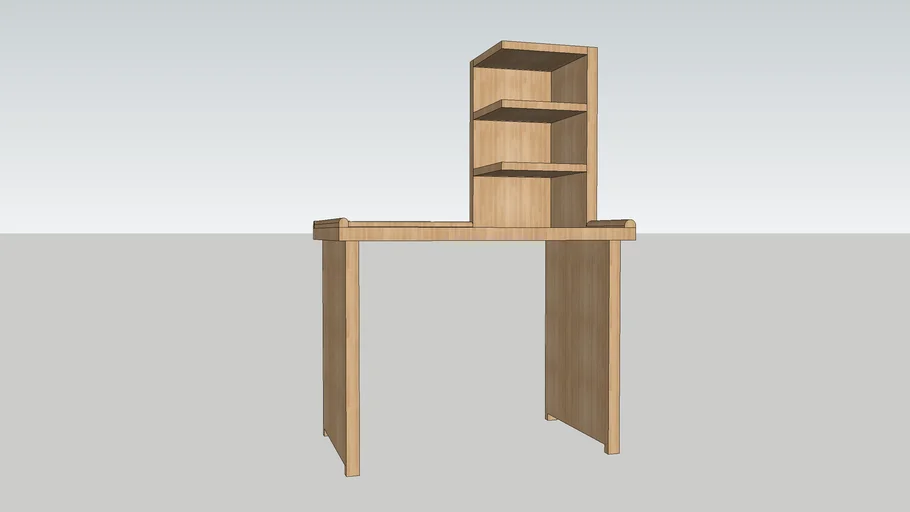 Study Table 3D Warehouse, 56% OFF | www.pinnaxis.com