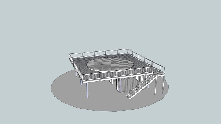 24' Yurt Platform 3.0 | 3D Warehouse