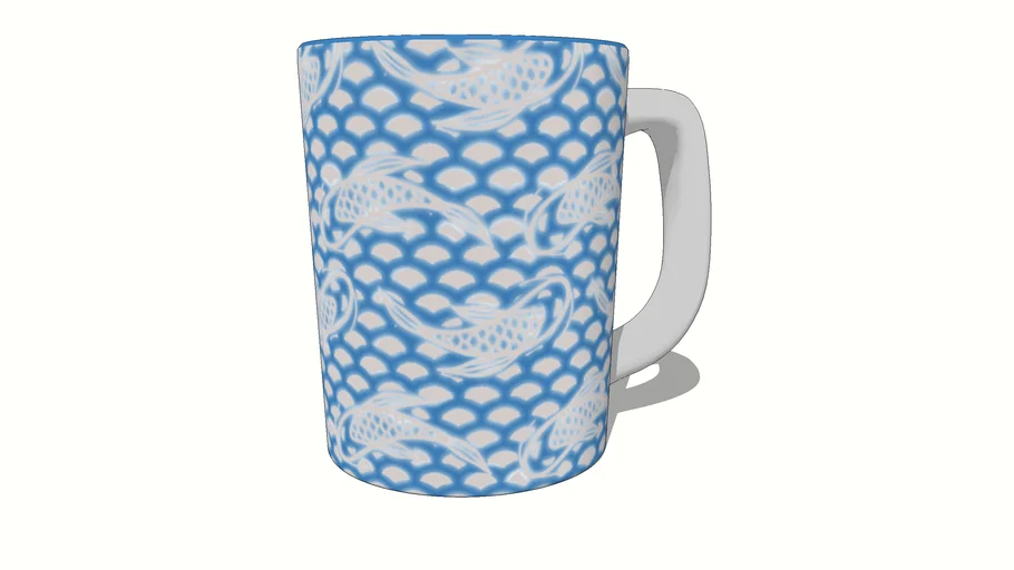 Cup Koi fish design | 3D Warehouse