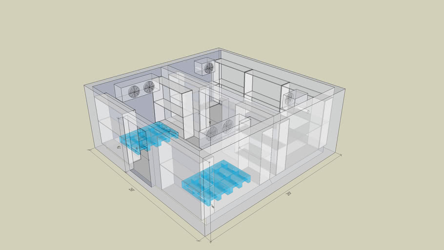 Cold Room Juru | 3D Warehouse
