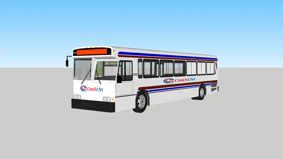 1997 Orion V coach usa keeshin charter | 3D Warehouse