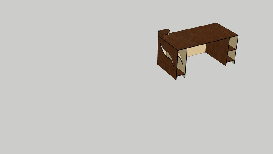 computer desk | 3D Warehouse