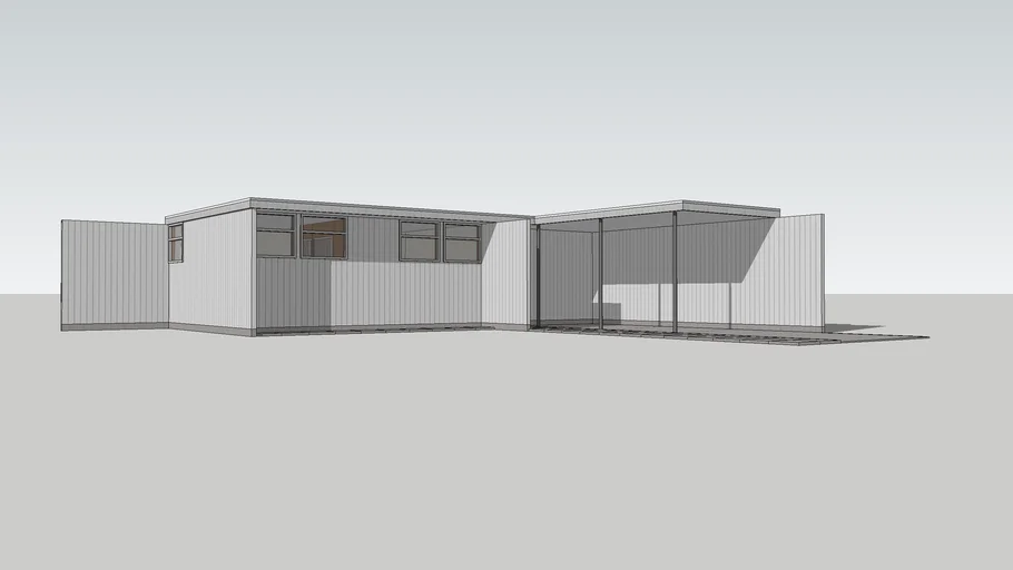 Mid-century Modern House | 3D Warehouse