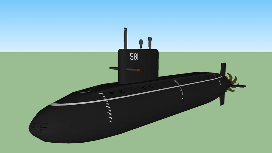 USS Blueback (SS-581) | 3D Warehouse
