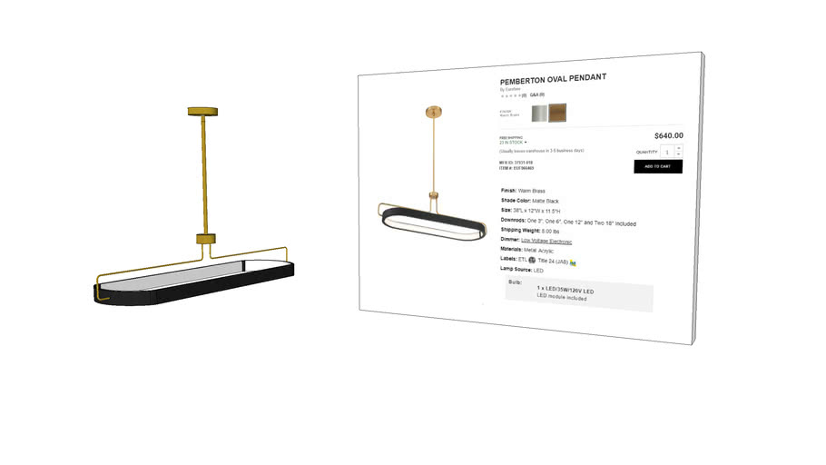 linear pendant light | 3D Warehouse