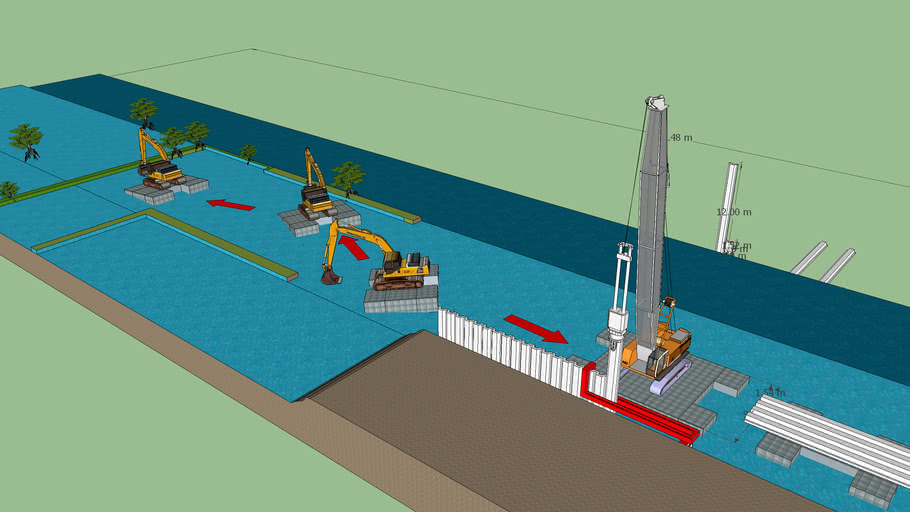 PILING WORKS | 3D Warehouse
