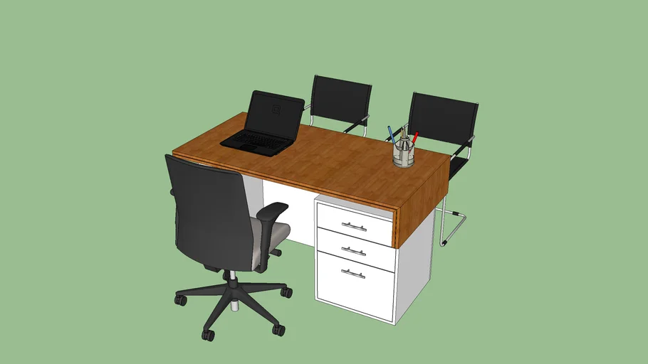 Management desk | 3D Warehouse