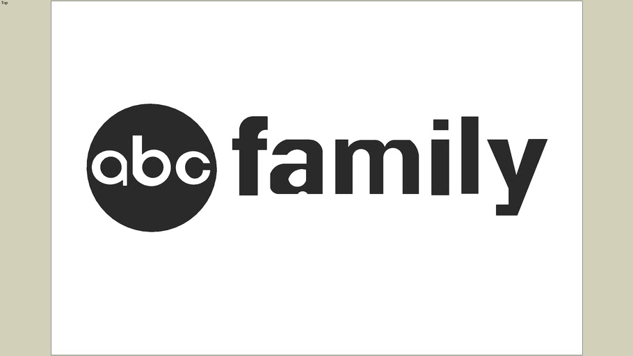 ABC Family Logo | 3D Warehouse