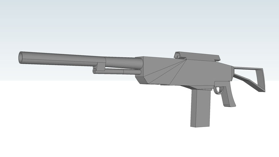 SR-4 Sub-machine gun 9x19mm | 3D Warehouse