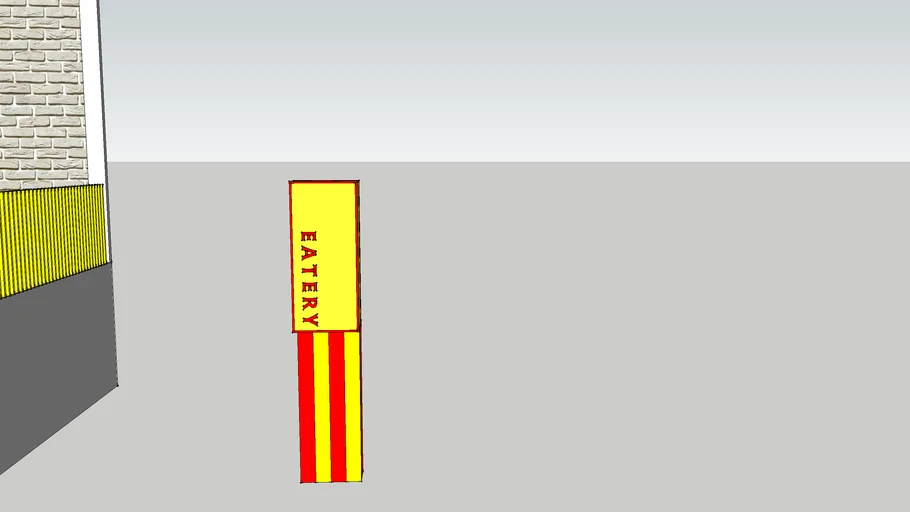 neon box tsand food court | 3D Warehouse