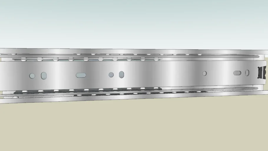10' Ball bearing drawer slide | 3D Warehouse