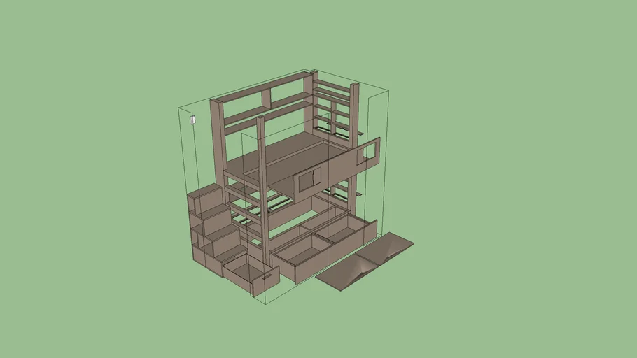 Shulman Bed exploded | 3D Warehouse