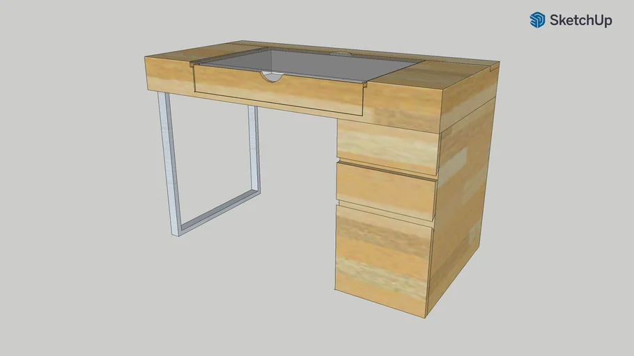 Wood Desk | 3D Warehouse