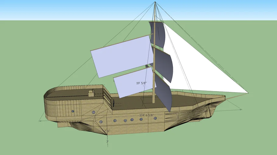 Modified sloop | 3D Warehouse