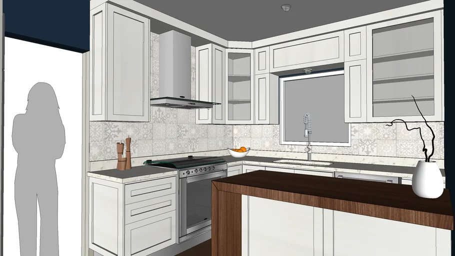Small Custom Kitchen | 3D Warehouse