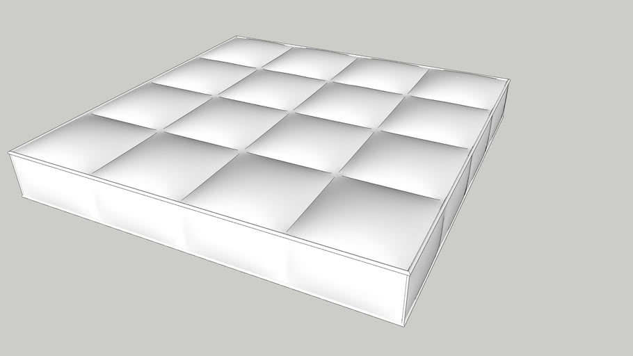 mattress size 2m*2m | 3D Warehouse